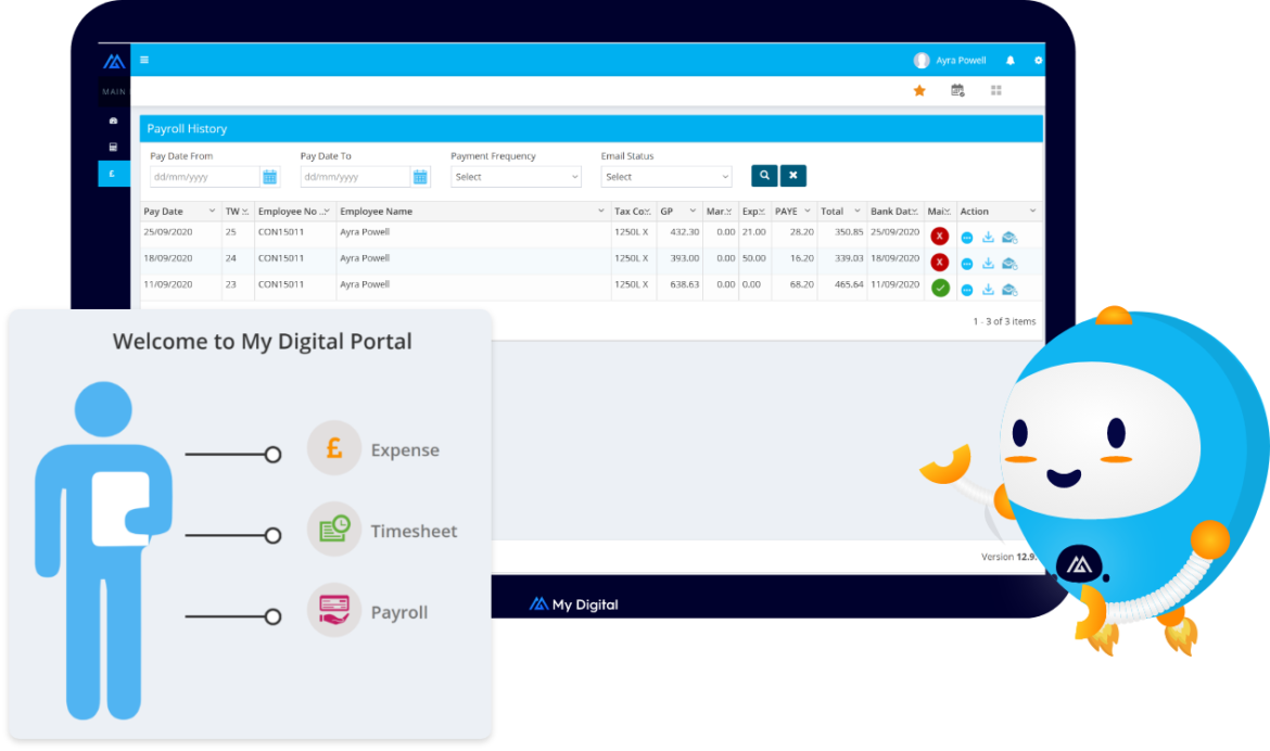 Browse all modules available in My Digital software
